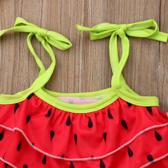 Swim | Watermelon Girls Ruffle Bikini Swimsuit | Poshmark